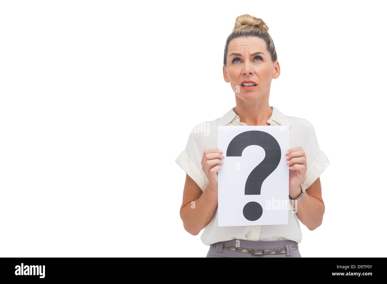 Confused question mark hi-res stock photography and images - Alamy