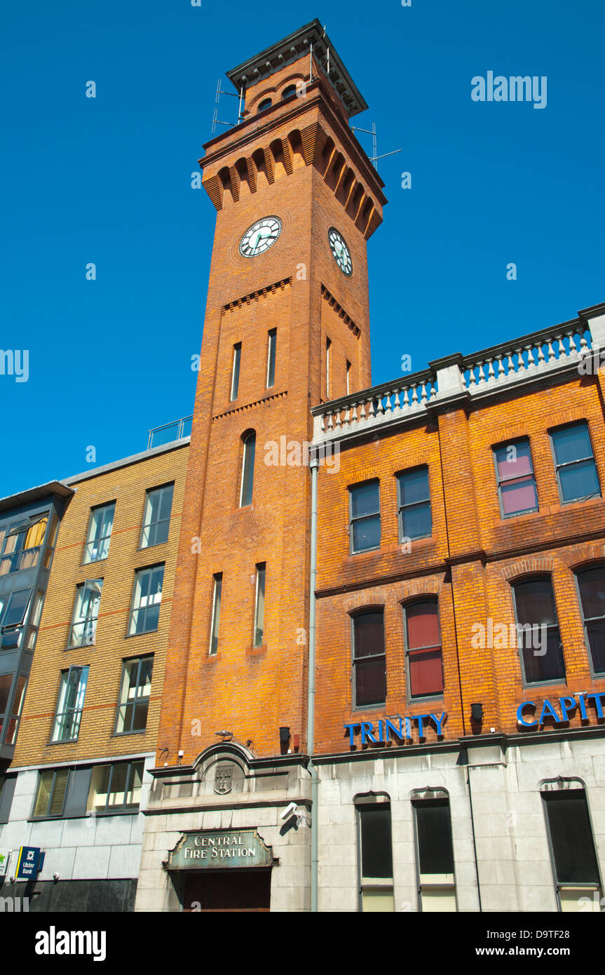 Fire Station Tower (1907) Docklands former harbour area central Dublin ...