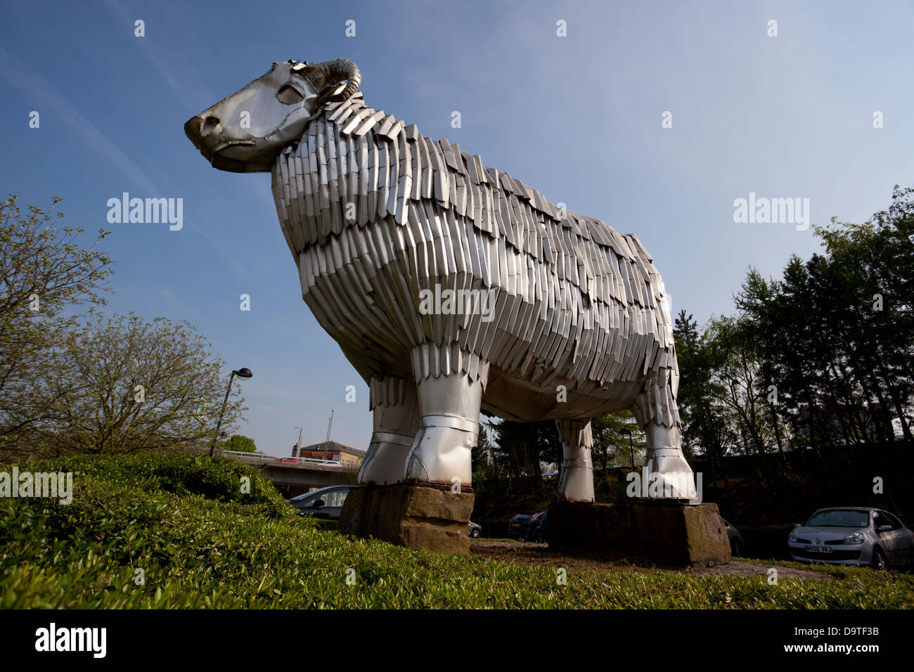 Dean Clough, Halifax. A complex of buildings built in the mid 19th ...