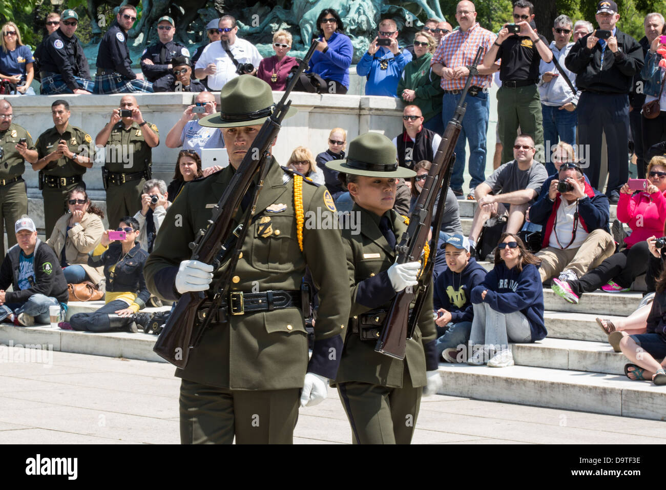 This image shows BP Drill Team 31, part of U.S. Customs and Border ...