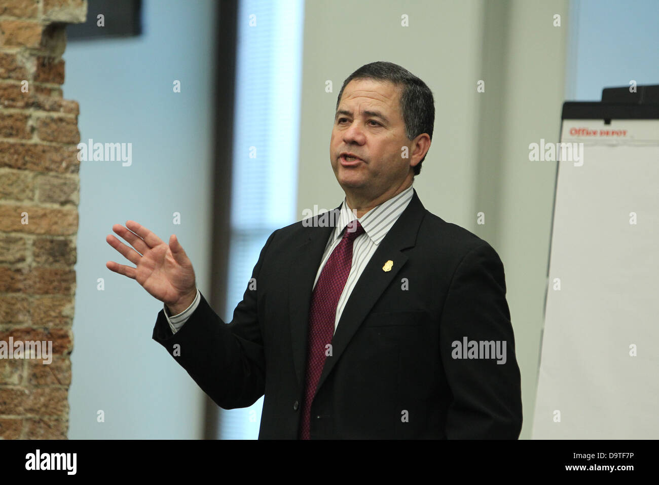 This image shows a U.S. Customs and Border Protection (CBP) vehicle ...