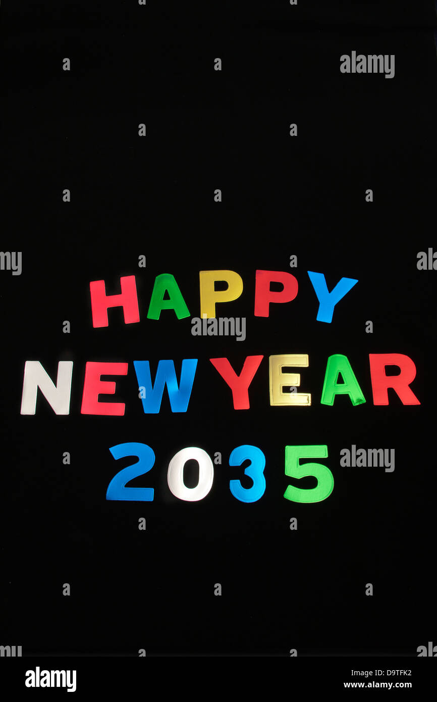 HAPPY NEW YEAR 2035 Stock Photo - Alamy