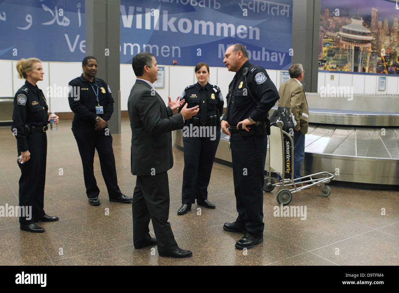 A photograph documenting a U.S. Customs and Border Protection (CBP ...