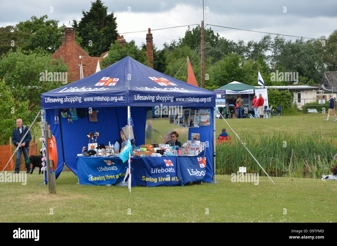 RNLI Fundraising Stall Stock Photo - Alamy