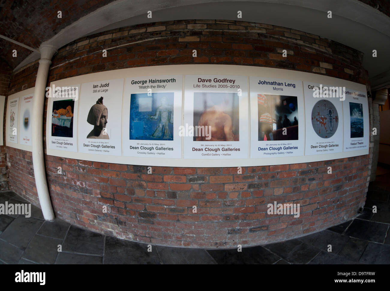 Dean Clough, Halifax. A complex of buildings built in the mid 19th ...