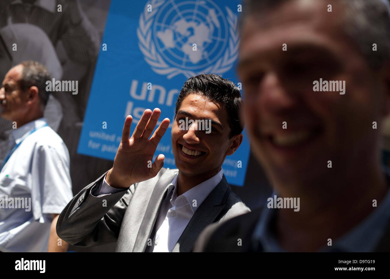 Gaza City, Gaza Strip, Palestinian Territory. 26th June 2013 ...