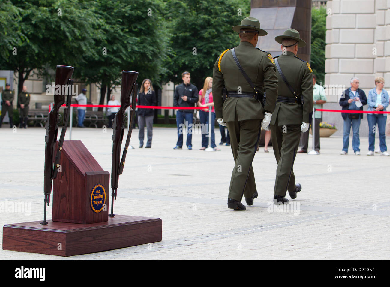 CBP Honor Guard to CBP Family Members Stock Photo - Alamy