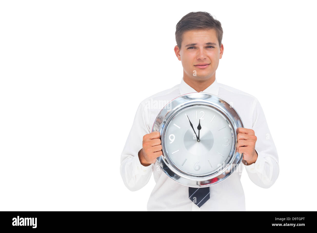 Worried businessman clock hi-res stock photography and images - Alamy