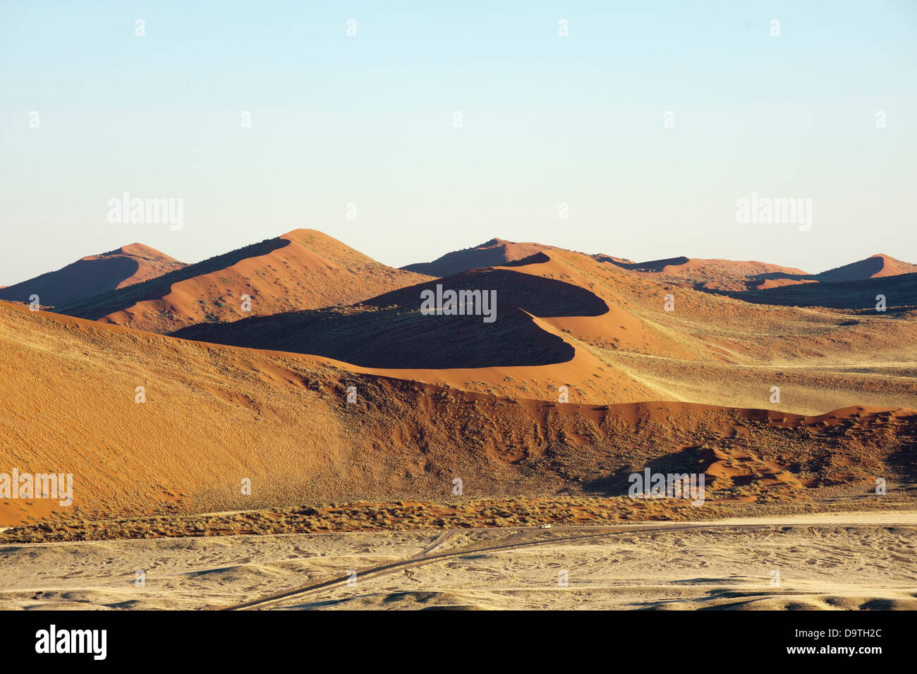 Namibia, Namib Desert, Namib Naukluft Park, Aerial view of desert Stock ...