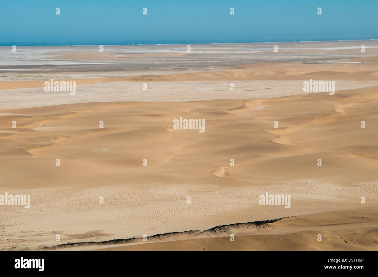 Namibia, Namib Desert, Aerial view of Skeleton Coast Stock Photo - Alamy