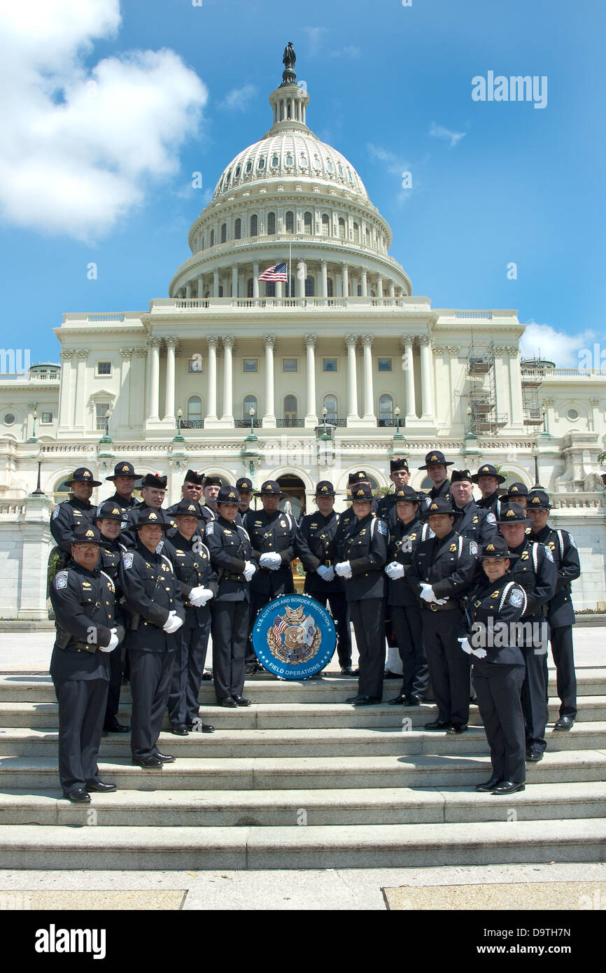 This photograph captures the U.S. Customs and Border Protection Pipes ...