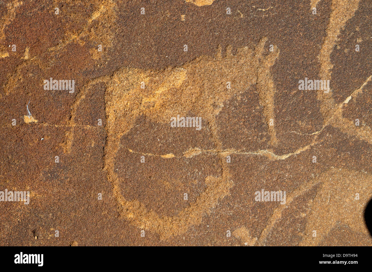 African rock art engraving hi-res stock photography and images - Alamy