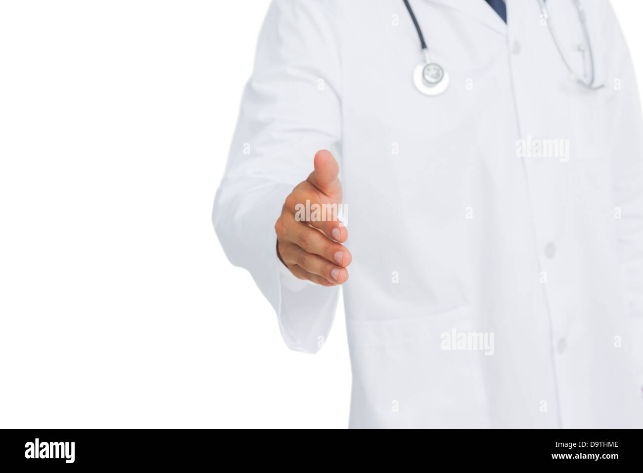 Handshake doctor hi-res stock photography and images - Alamy