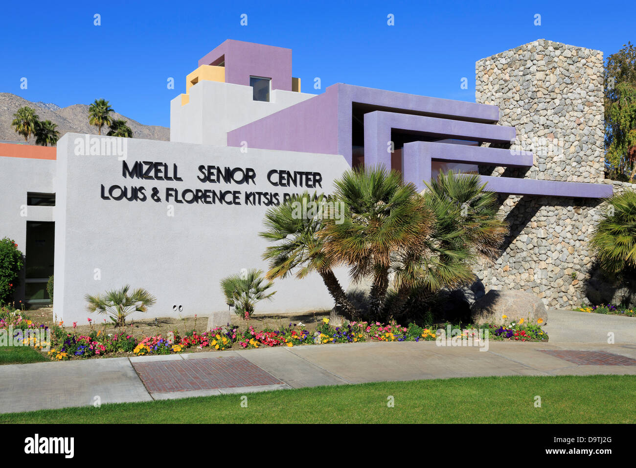 USA, California, Palm Springs, Mizell Senior Center Stock Photo - Alamy