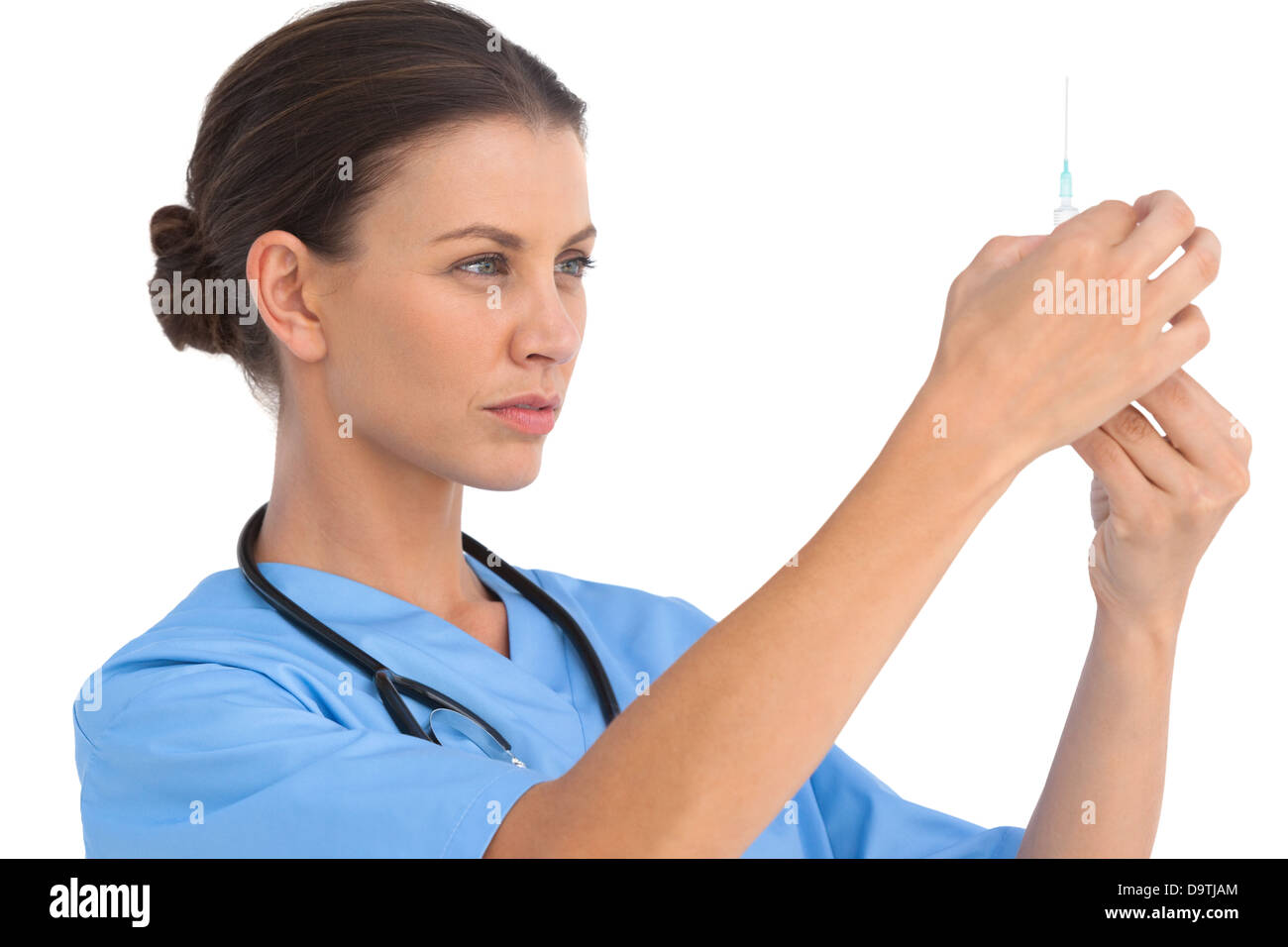Female surgeon with syringe hi-res stock photography and images - Alamy