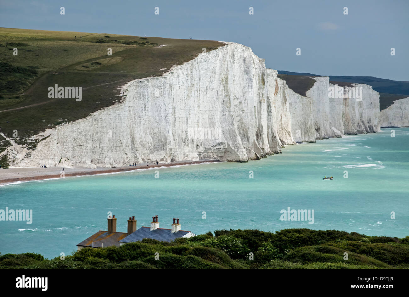 Seven Sisters Chalk Cliffs Stock Photo - Alamy