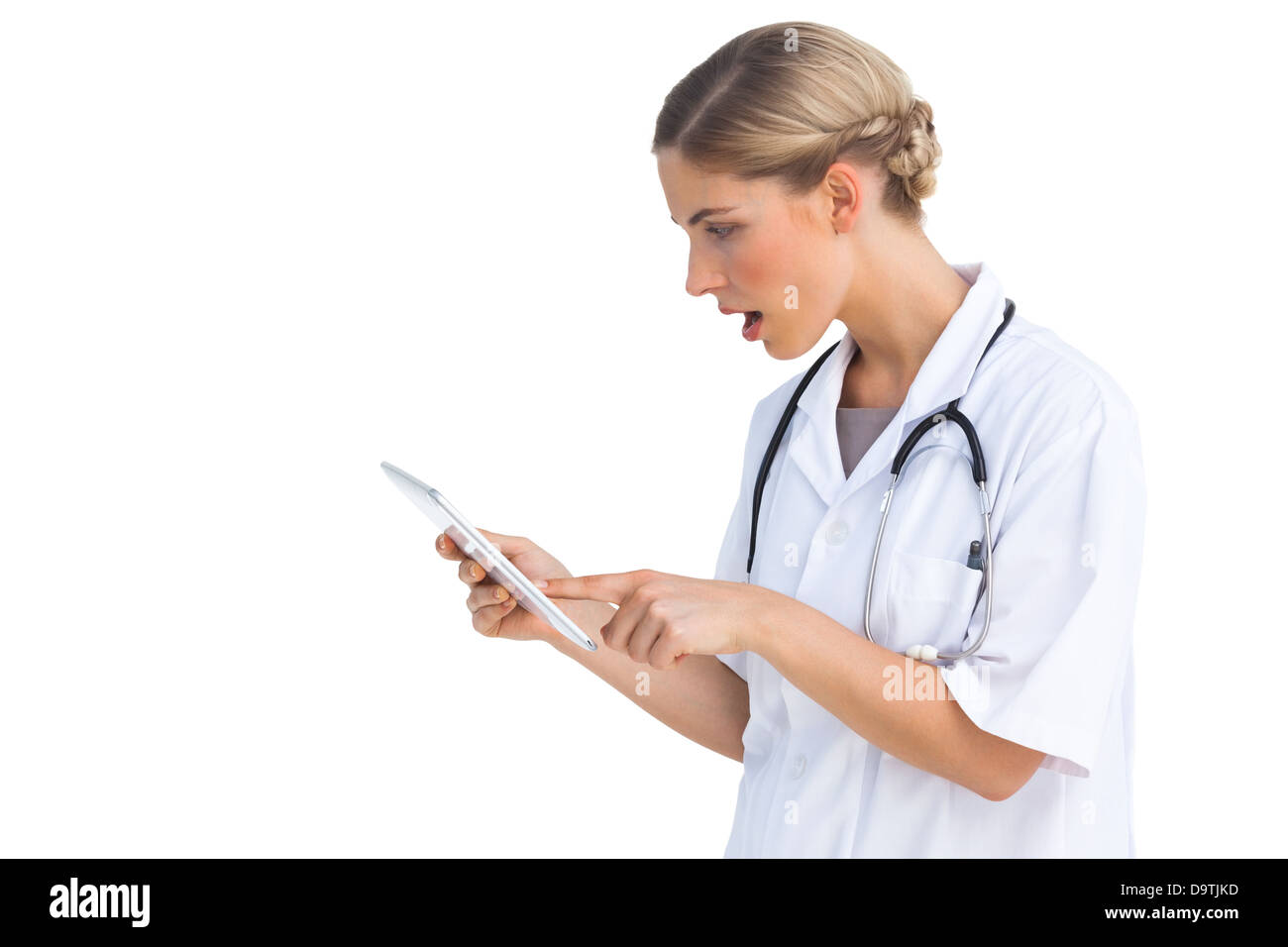 Side view shocked astonished hi-res stock photography and images - Alamy