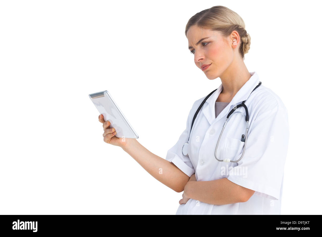 Confused thinking woman Cut Out Stock Images & Pictures - Alamy