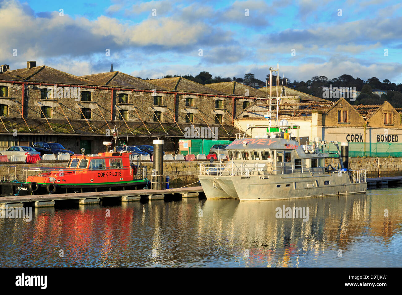 Ireland, Munster, County Cork, Cork City, South Channel of River Lee ...