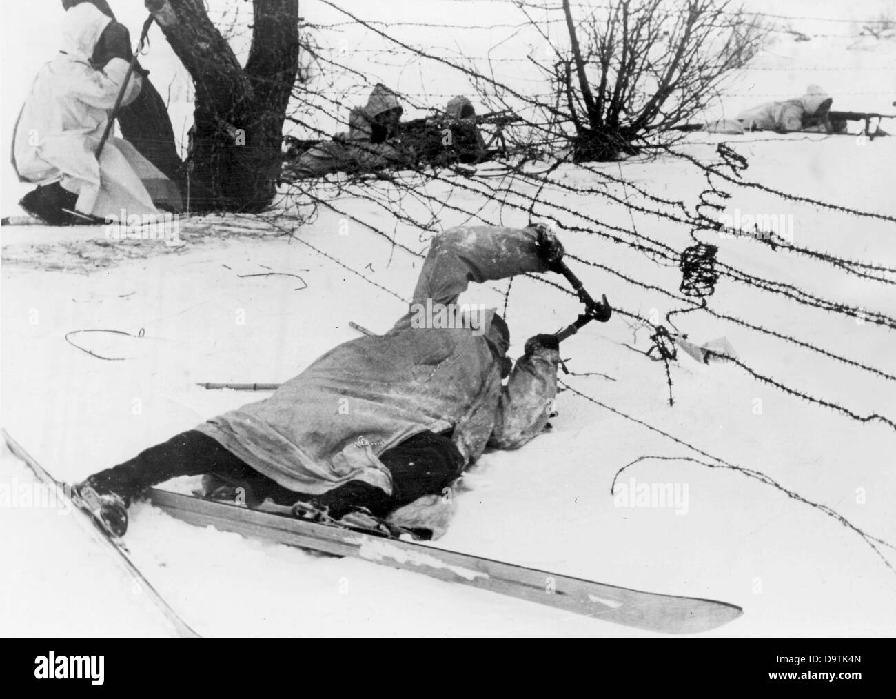 The Nazi Propaganda! on the back of the image reads: "The patrol does ...