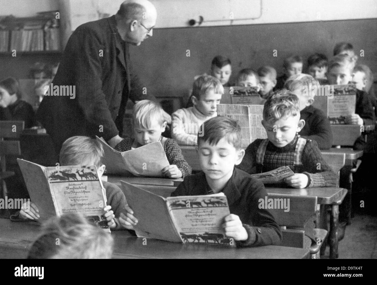 Historic german school class hi-res stock photography and images - Alamy
