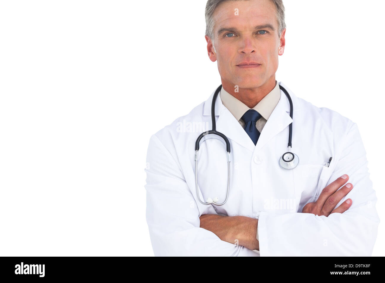 Portrait serious doctor man hi-res stock photography and images - Alamy