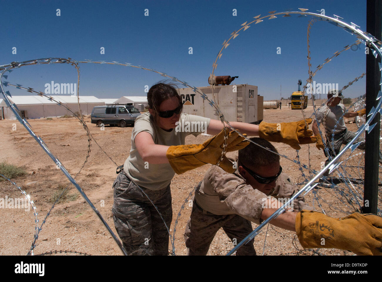 Installs constantine wire with a marine from vmfa 115 hi-res stock ...