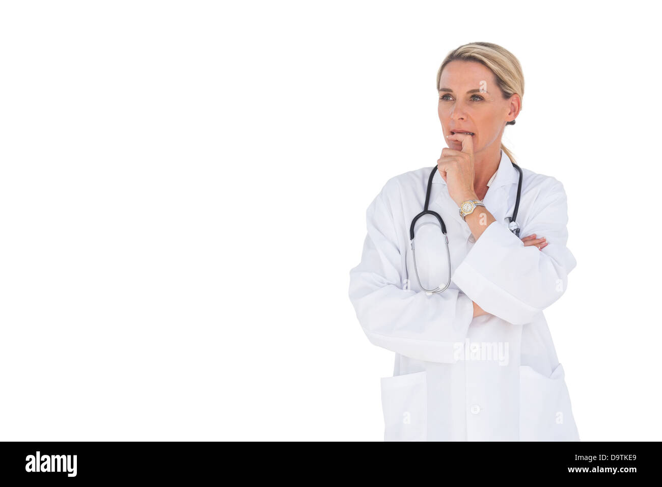 Doctor thinking hi-res stock photography and images - Alamy