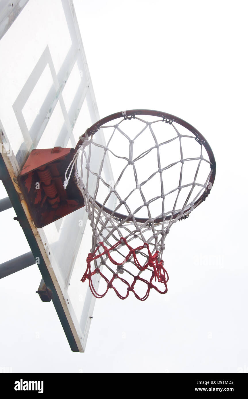 empty basketball hoop Stock Photo - Alamy