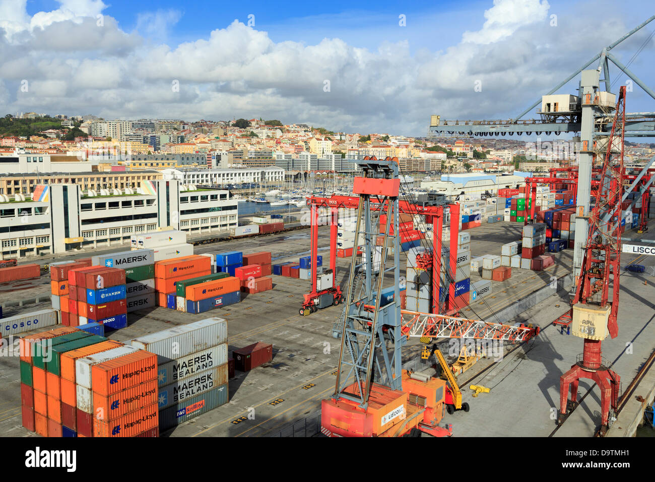 Lisbon santo amaro docks hi-res stock photography and images - Alamy