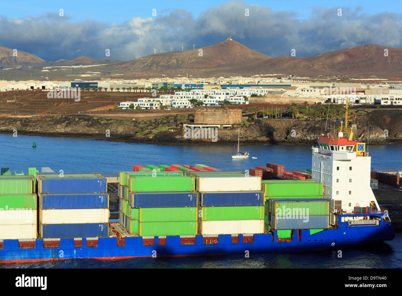 Container Port Of Arrecife High Resolution Stock Photography and Images ...