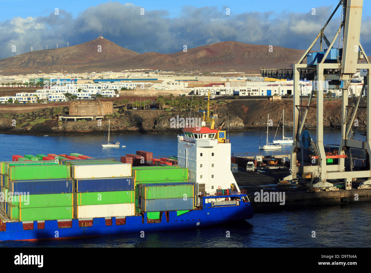 Container Port Of Arrecife High Resolution Stock Photography and Images ...