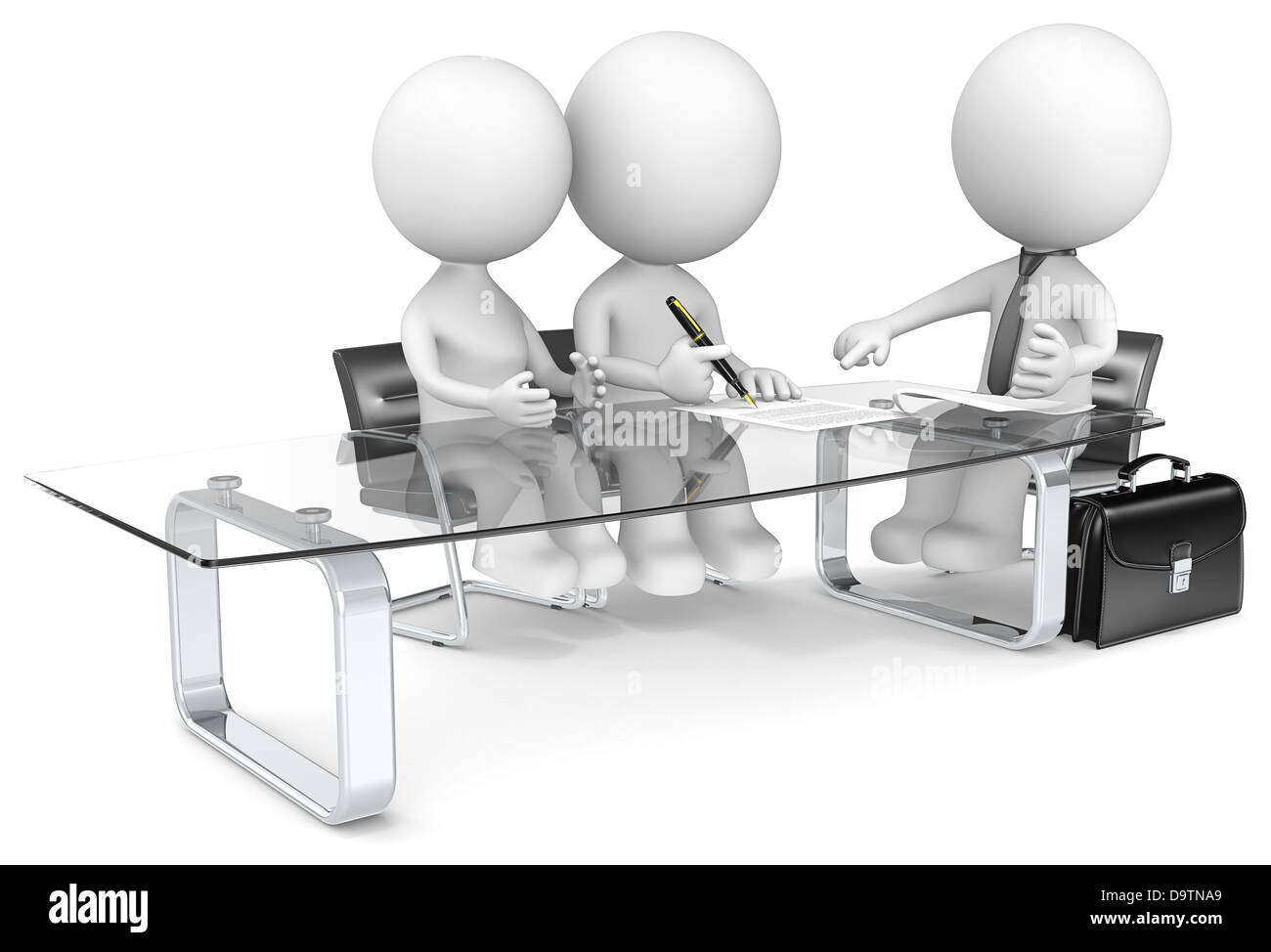 Business meeting businessman signing legal Cut Out Stock Images ...