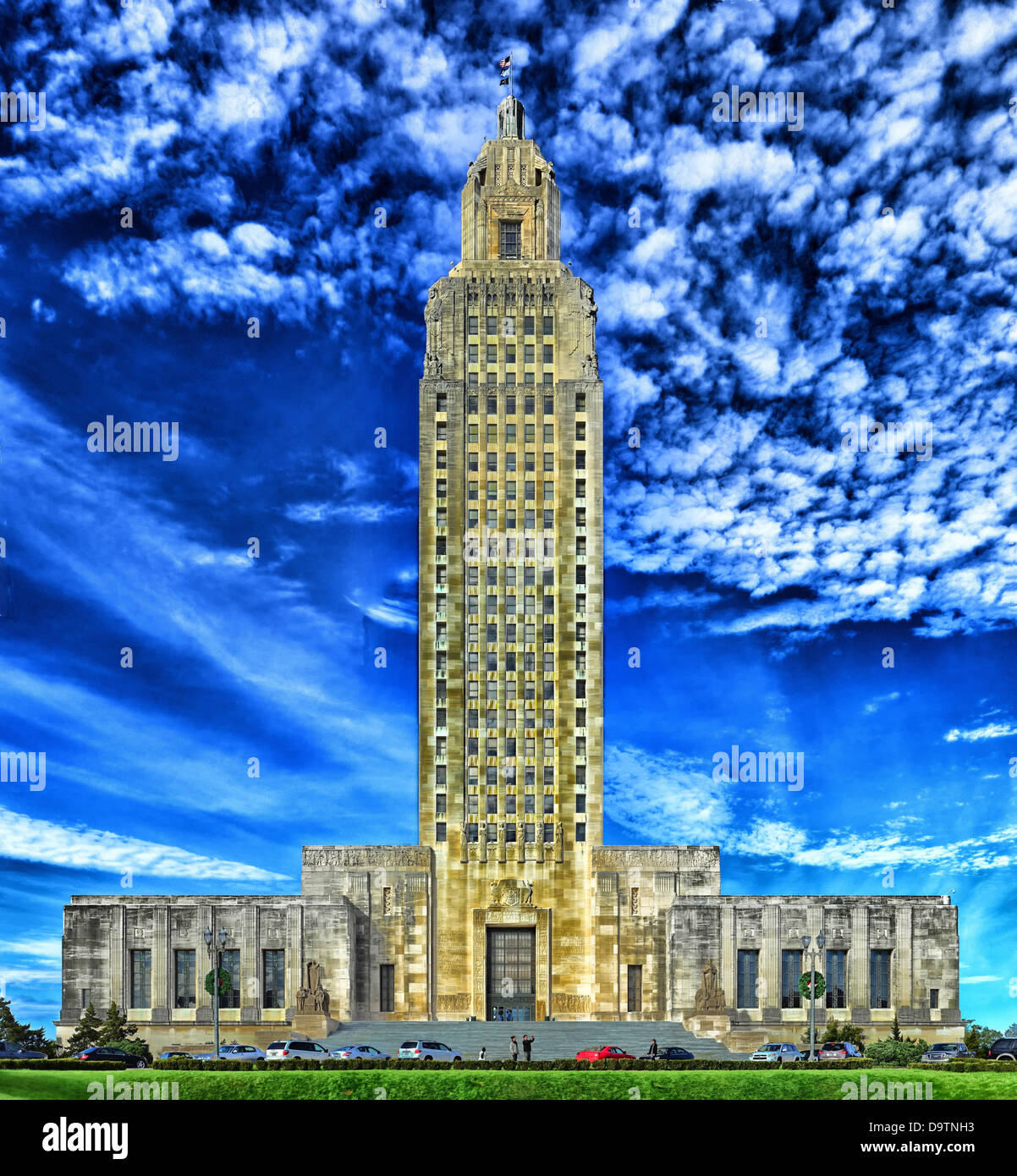 The Louisiana State Capitol Building in Baton Rouge is an iconic ...