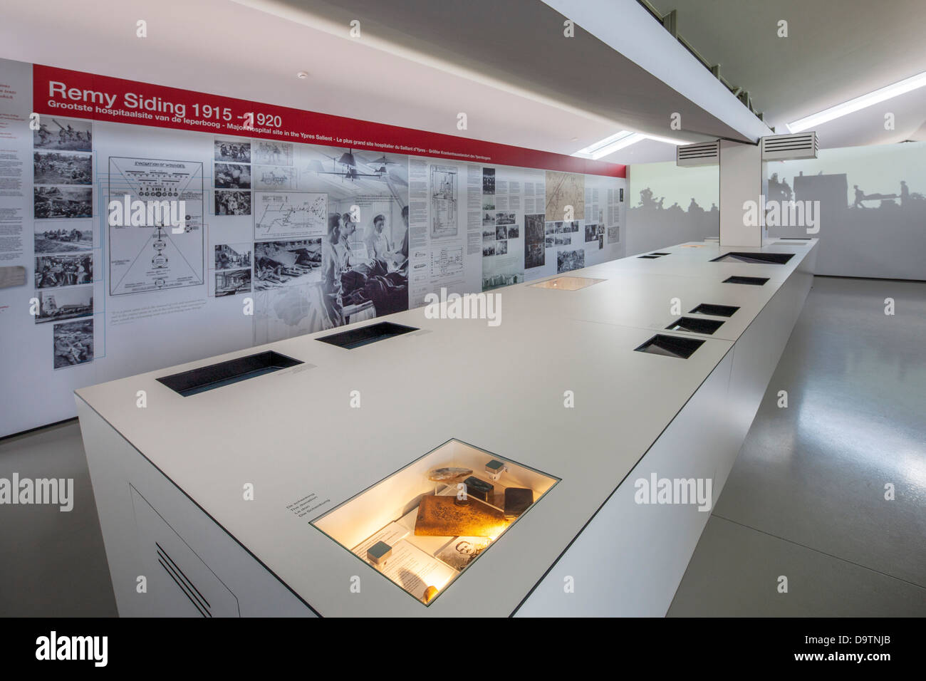 Visitors centre of the Lijssenthoek Military Cemetery for First World ...