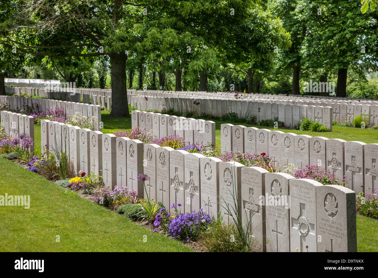 Lijssenthoek Military Cemetery for First World War One British soldiers ...