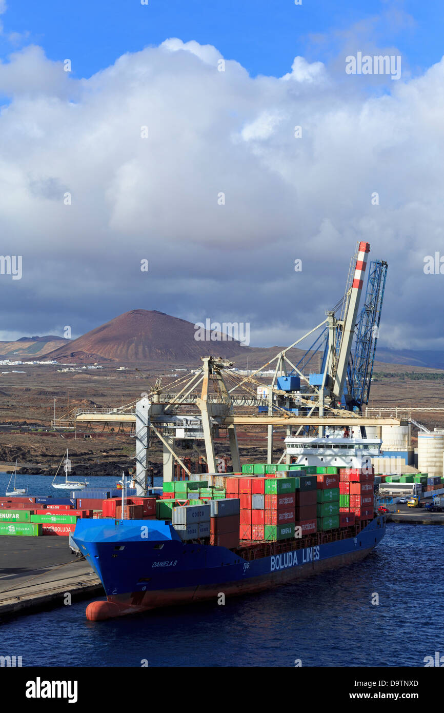 Container Port Of Arrecife High Resolution Stock Photography and Images ...