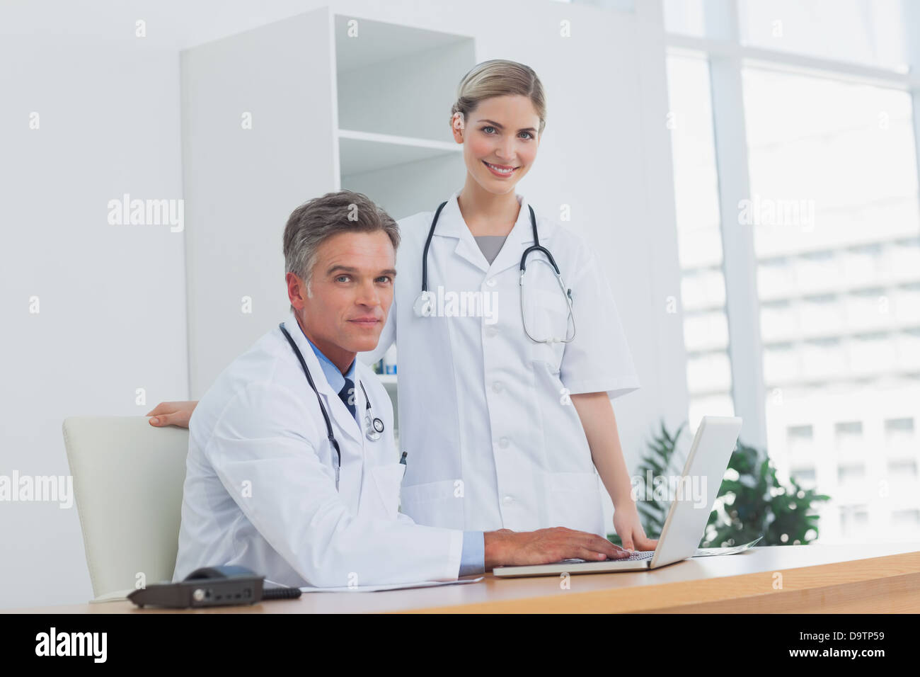 Medical team at the office Stock Photo - Alamy
