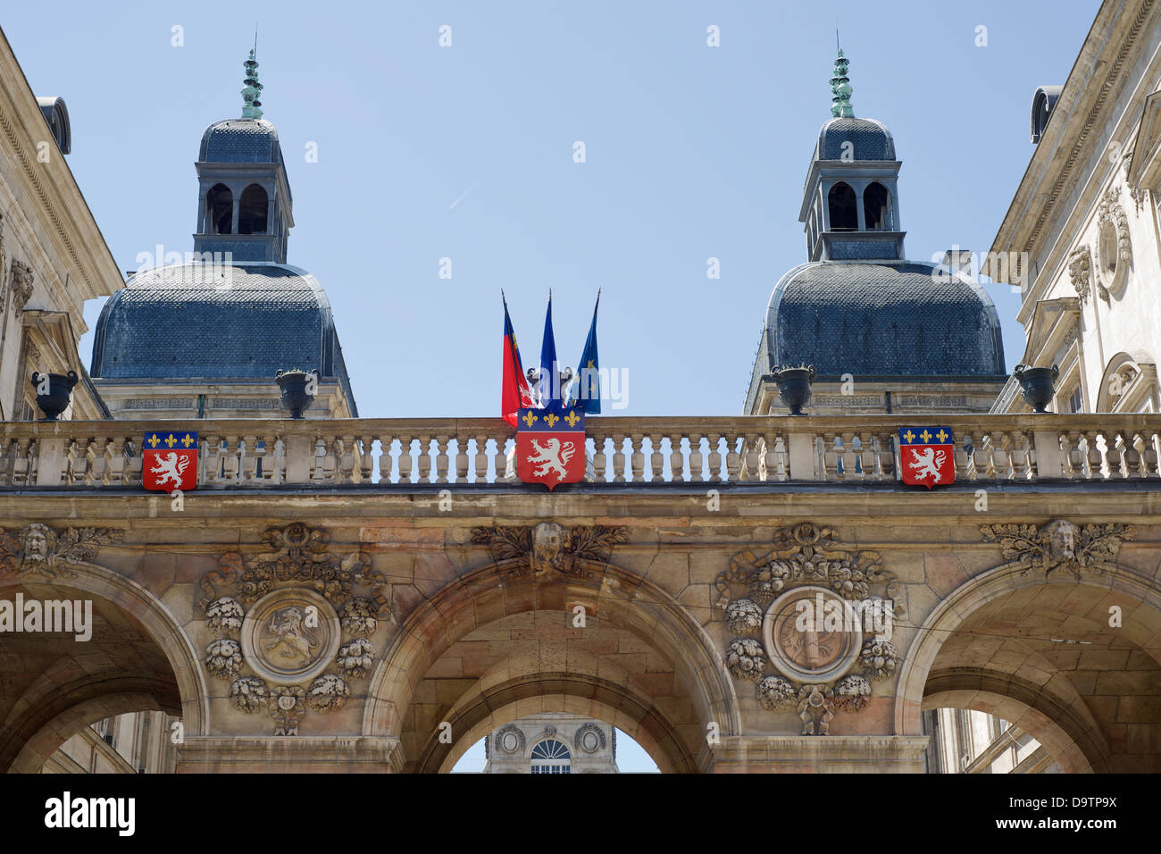 Hotel de Ville de Lyons. Town Hall, Lyon, France Stock Photo - Alamy