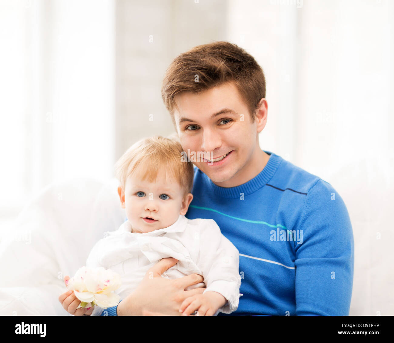 happy father with adorable baby Stock Photo - Alamy