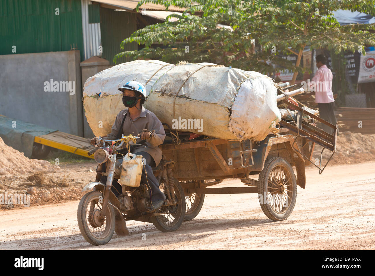 Transportation of Goods in the Province of Kampot in Cambodia Stock ...