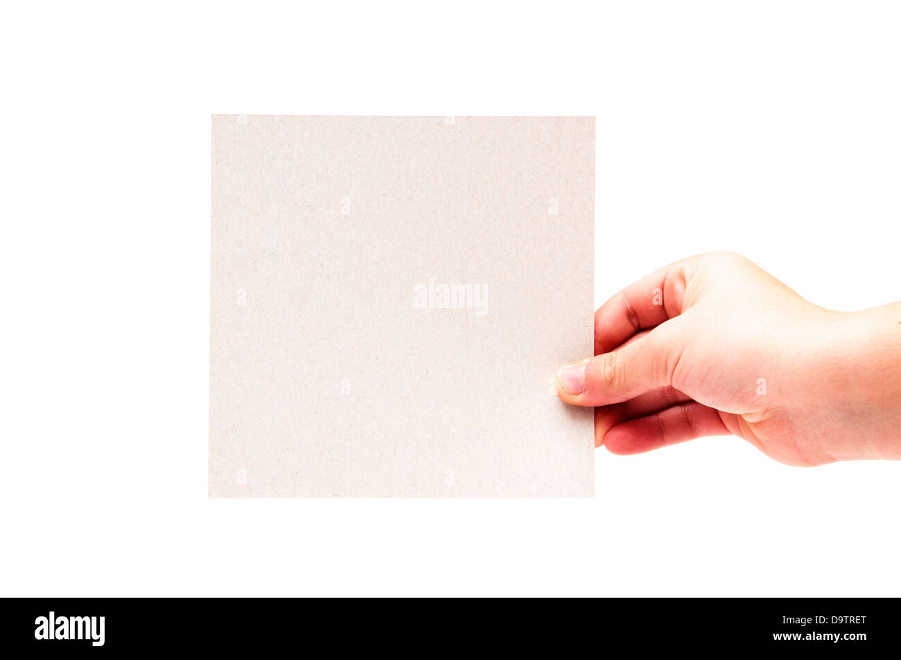 hand sign on a white background Stock Photo - Alamy