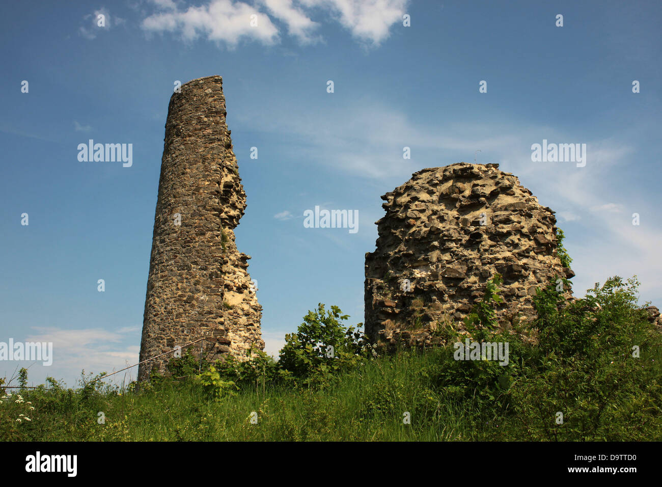 The Castle Ruin Kronenburg Stock Photo - Alamy