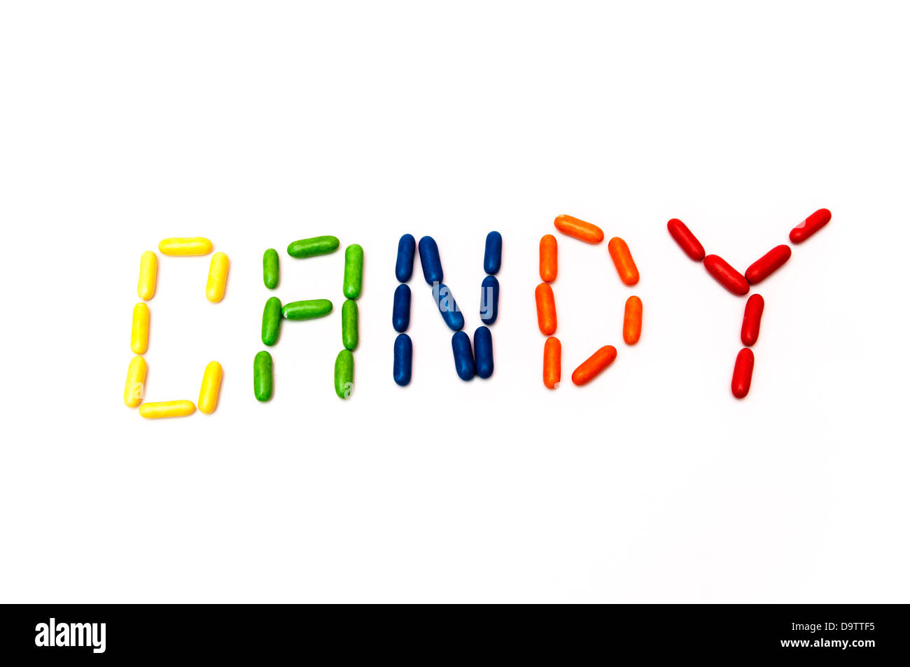 Bright background colorful letters Cut Out Stock Images & Pictures - Alamy