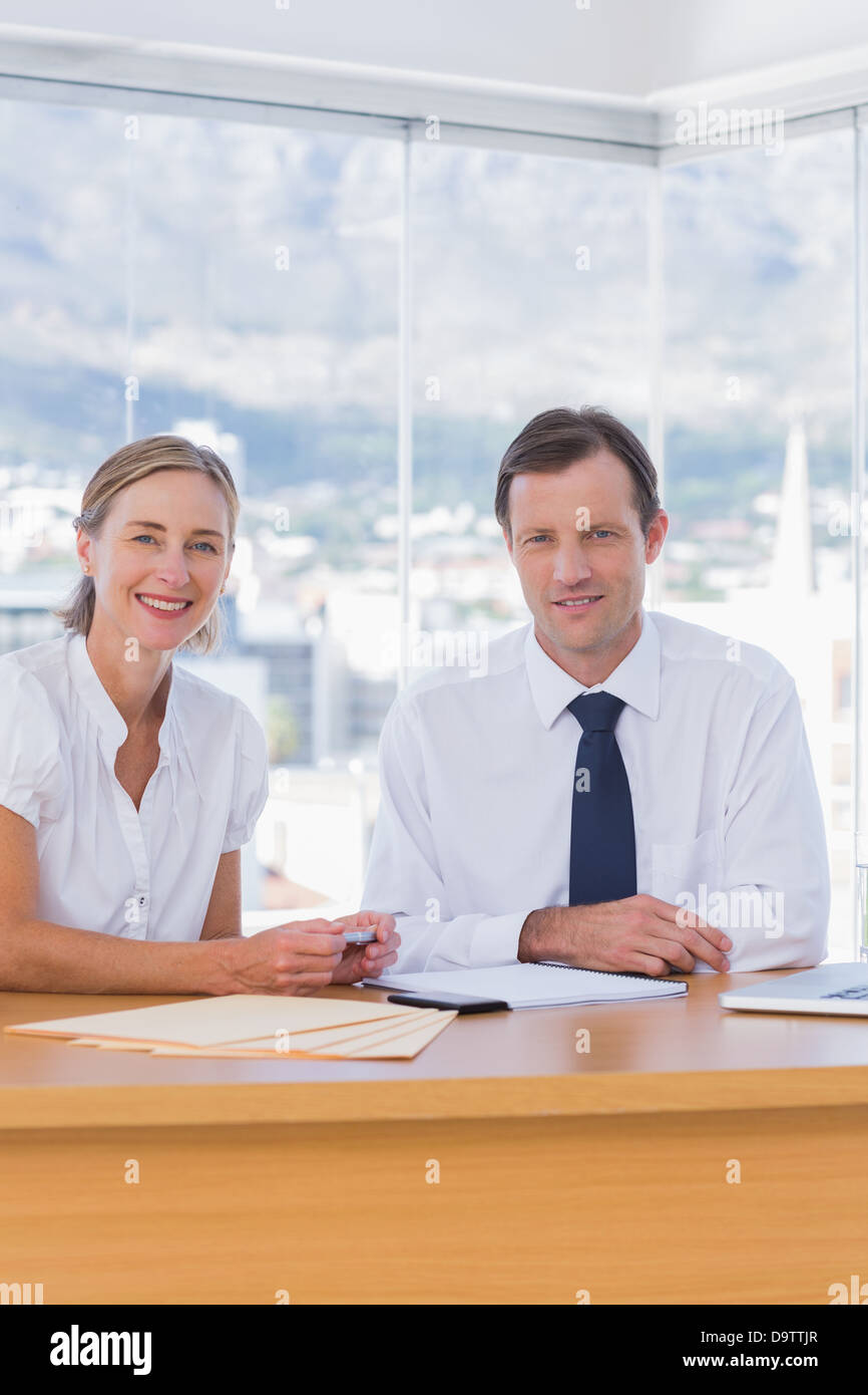 Cheerful business people posing together Stock Photo - Alamy