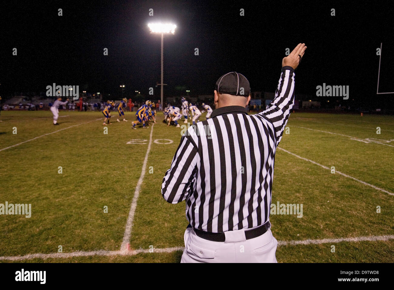 High school football referee as Ojai Nordhoff Rangers Football team ...