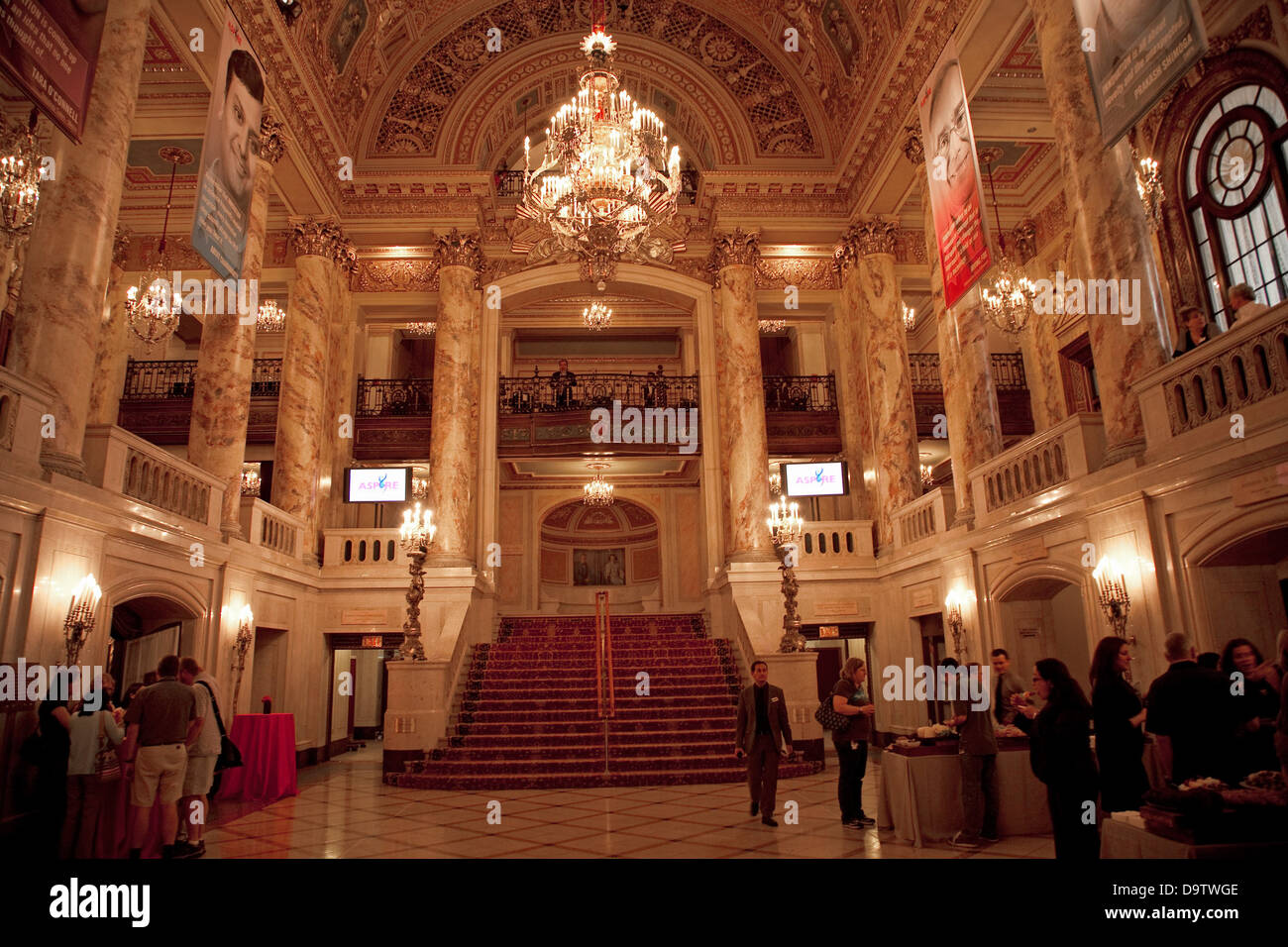 Interior view of Citi Performing Arts Center Wang Theater, Boston, MA ...