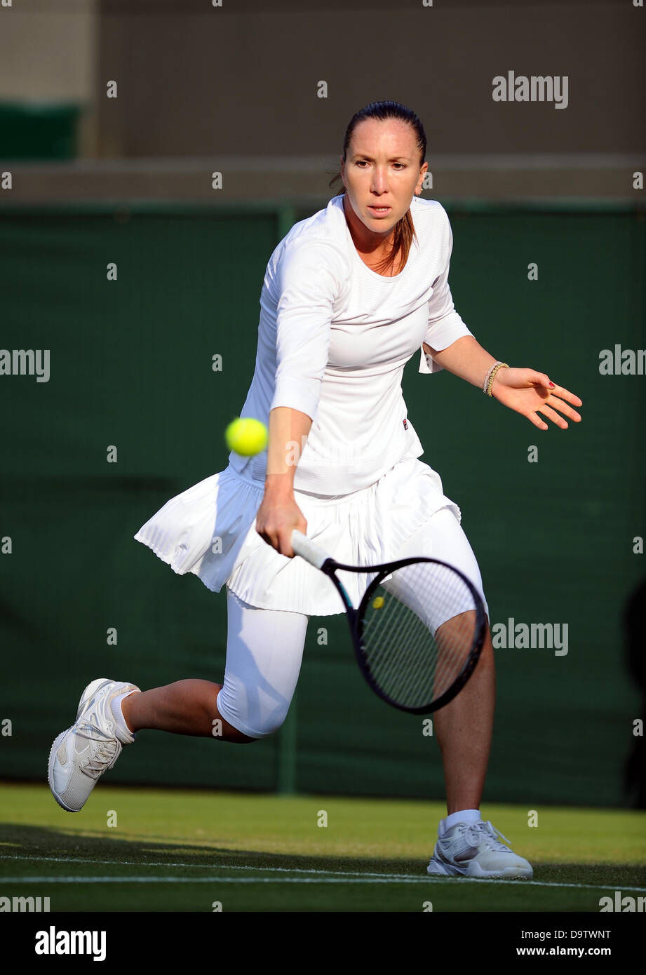 JELENA JANKOVIC SERBIA THE ALL ENGLAND TENNIS CLUB WIMBLEDON LONDON ...