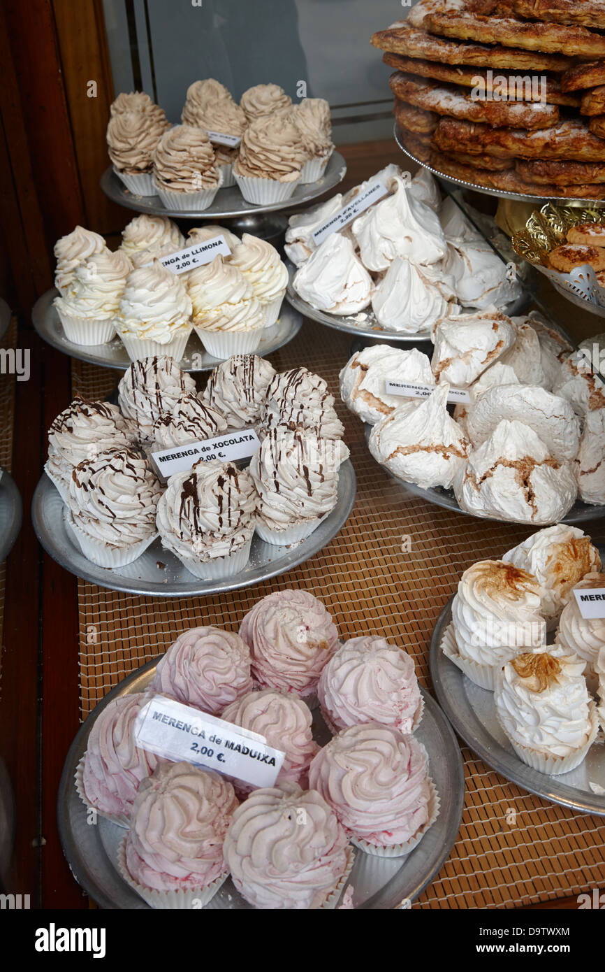 meringues in the window of la colmena old style pasteleria bomboneria ...