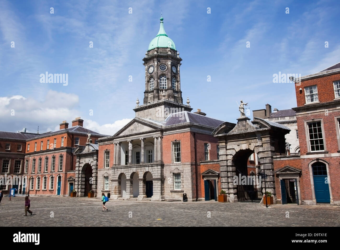 Upper yard and bedford tower of dublin castle;Dublin city county dublin ...